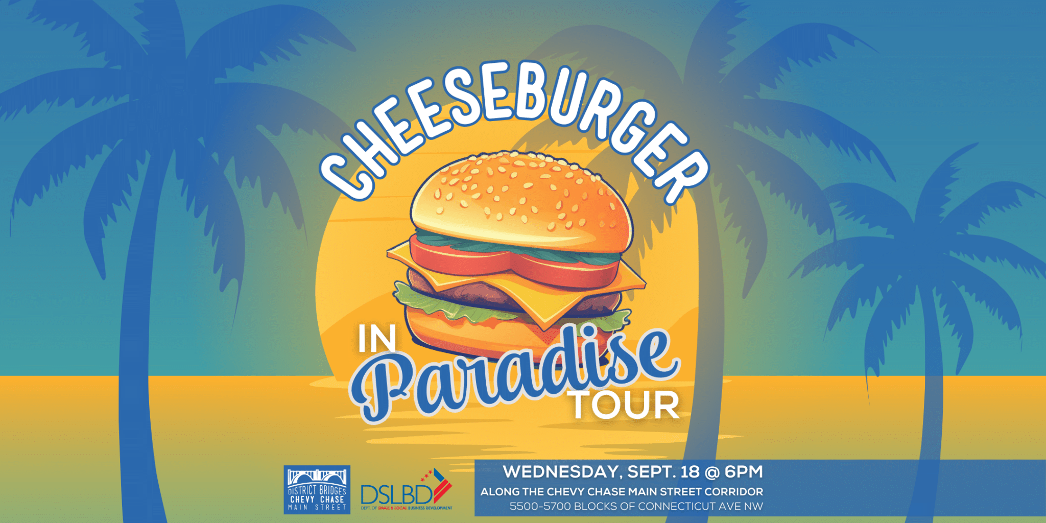 Cheeseburger in Paradise Walking Tour - District Bridges
